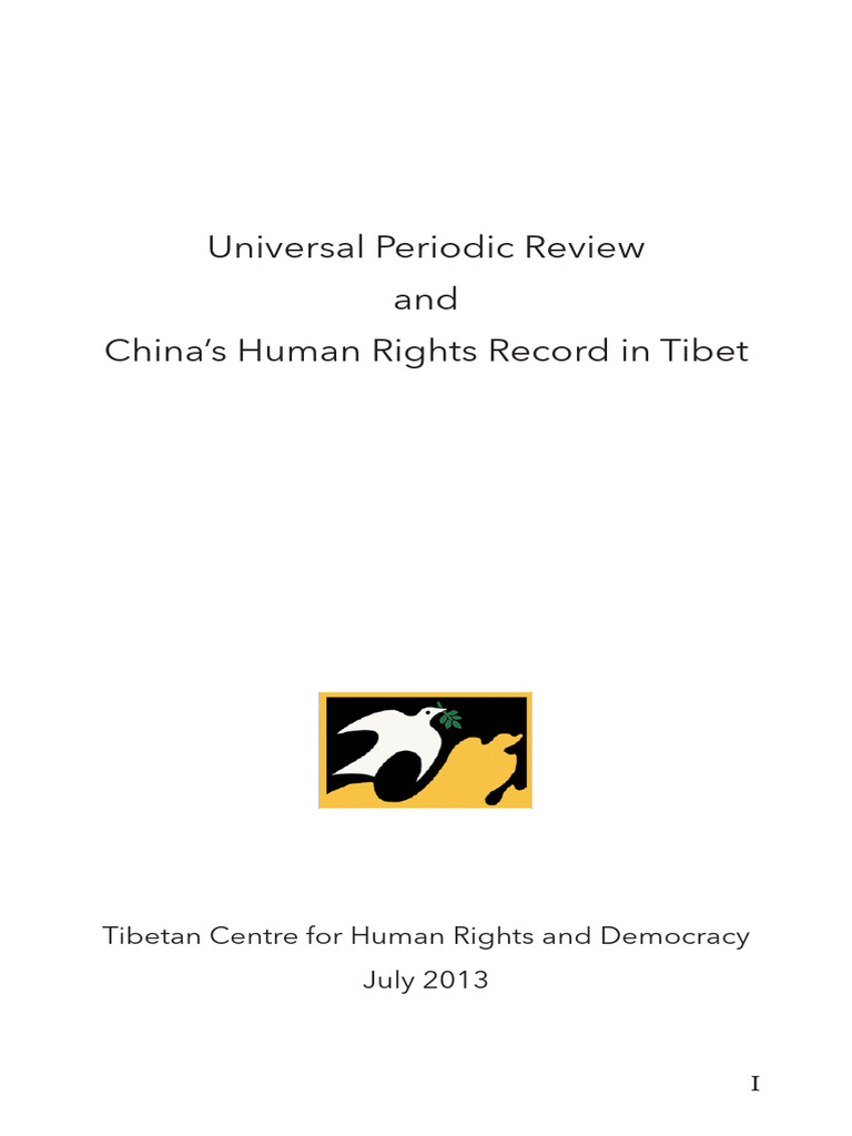 Universal Periodic Review & China's Human Rights Record in Tibet | PDF ...