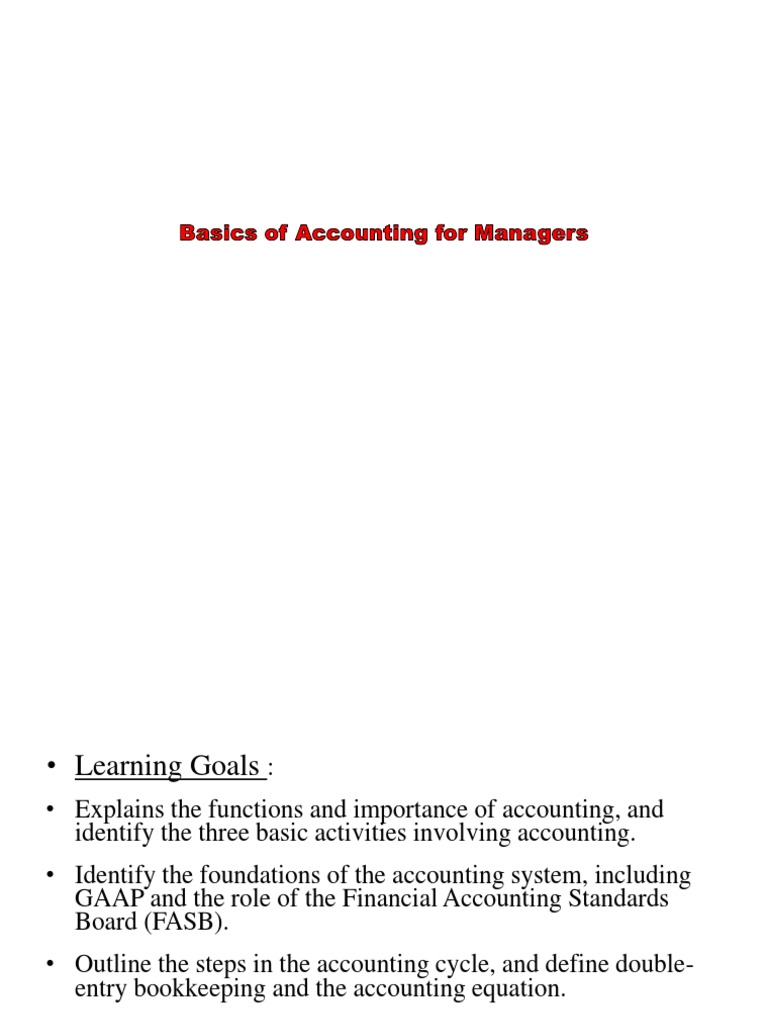 Basic Financial Accounting PPT 1 | PDF | Accounting | Equity (Finance)