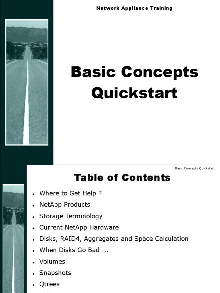 Netapp Basic Concepts Quickstart Guide Pdf File System Telecommunications