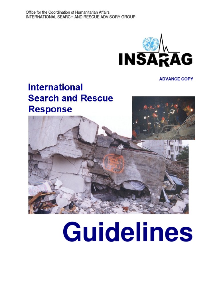 INSARAG Guidelines | PDF | Search And Rescue | Emergency Management