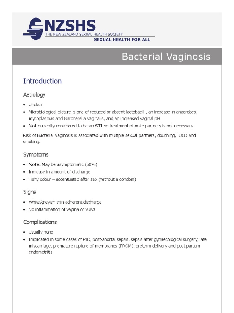 Bacterial Vaginosis 2009 | PDF | Preterm Birth | Clinical Medicine