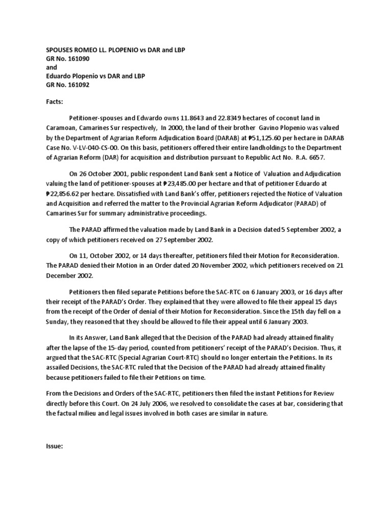 Plopenio Case | PDF | Appeal | Supreme Court Of The United States