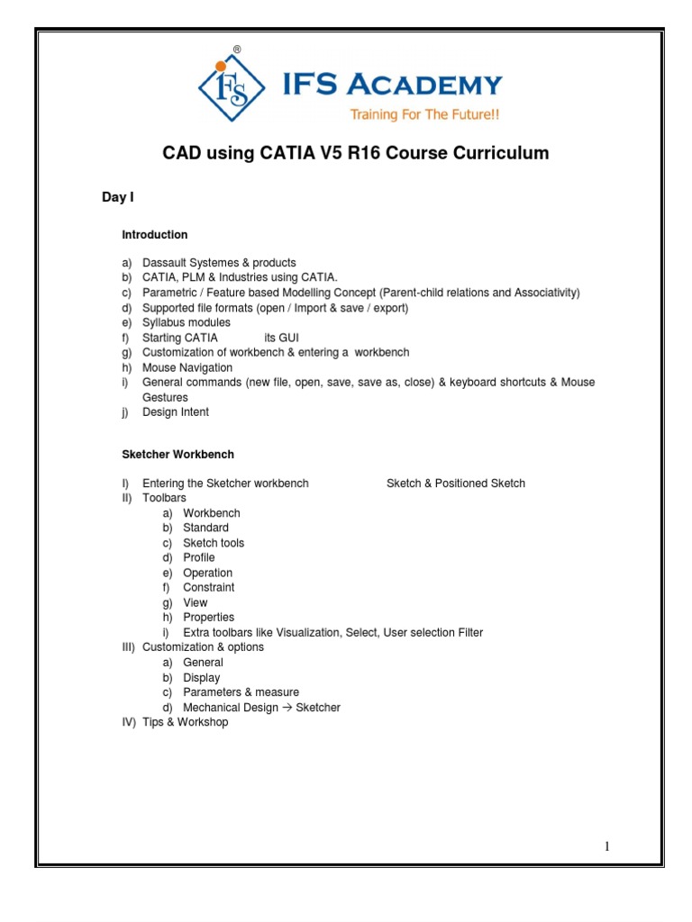 CAD Using Catia | PDF | Surface | Computer Aided Design
