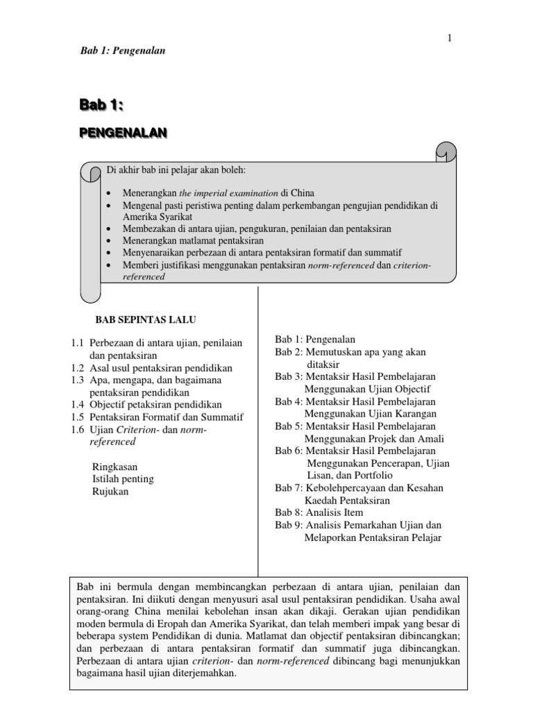 Bab 1 Pengenalan (PP) | PDF