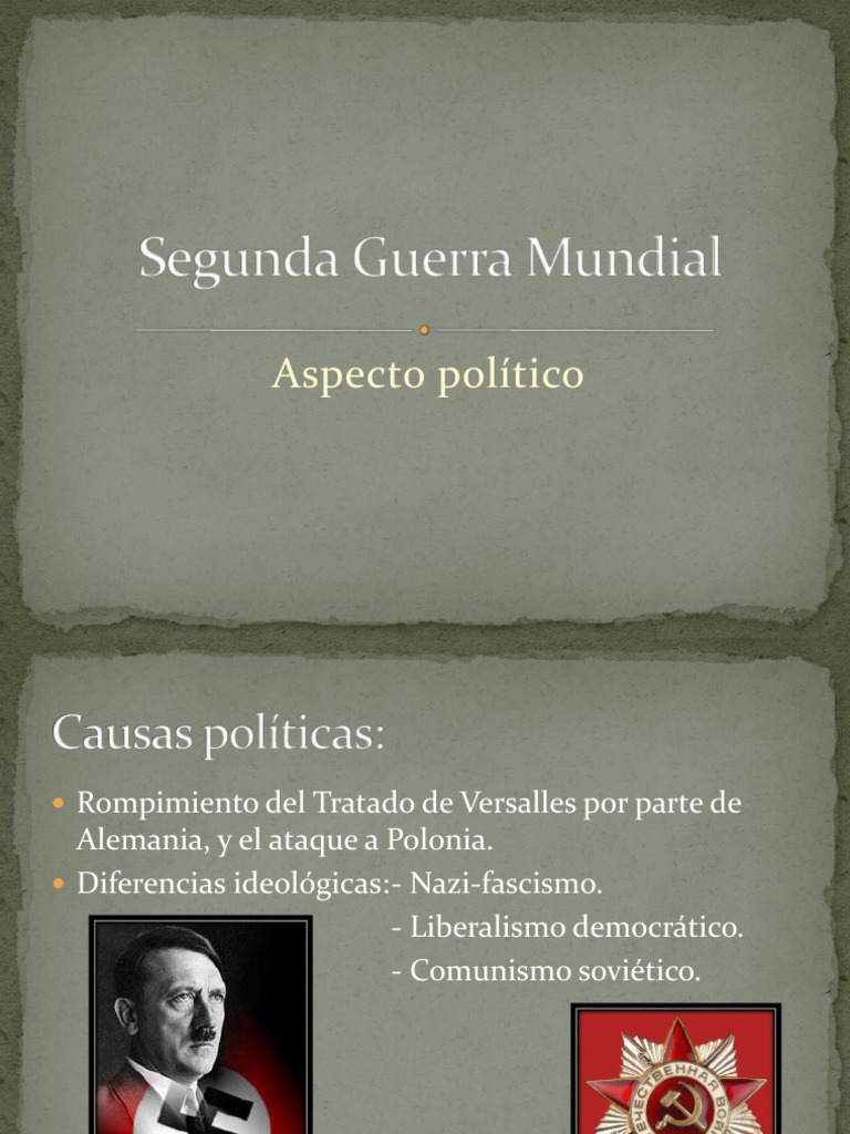 Aspectos clave de la Segunda Guerra Mundial | PDF | Segunda Guerra ...