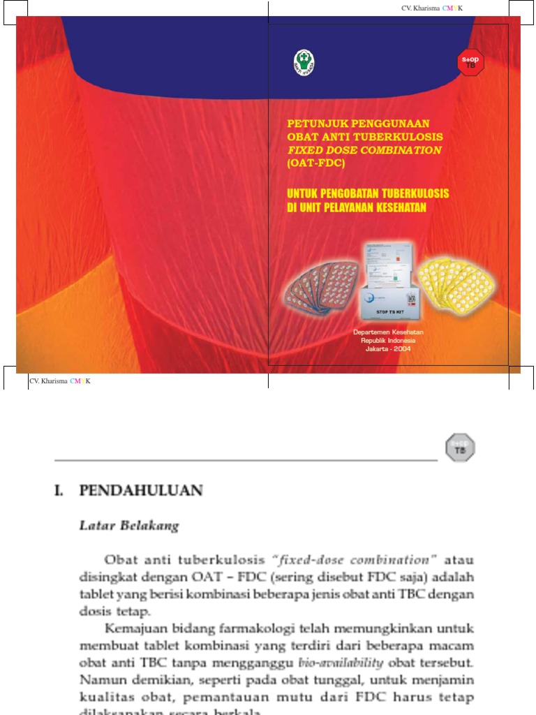 Petunjuk Penggunaan OAT-FDC PDF | PDF | Kesehatan Holistik
