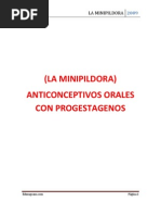 Anticonceptivos de Solo Progestina | PDF | Control de la natalidad ...