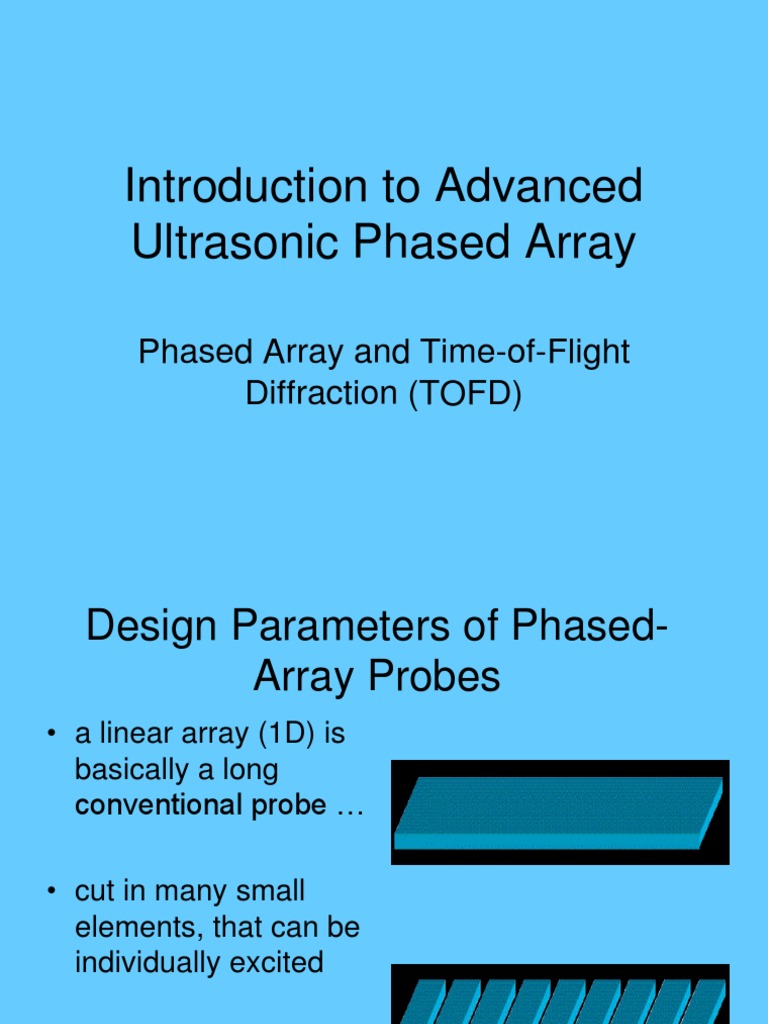 Advanced Ultrasonic Techniques Overview | PDF | Diffraction | Waves