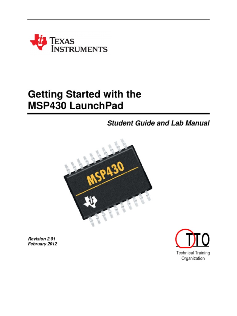 Getting Started With The MSP430 LaunchPad PDF | PDF | Installation ...