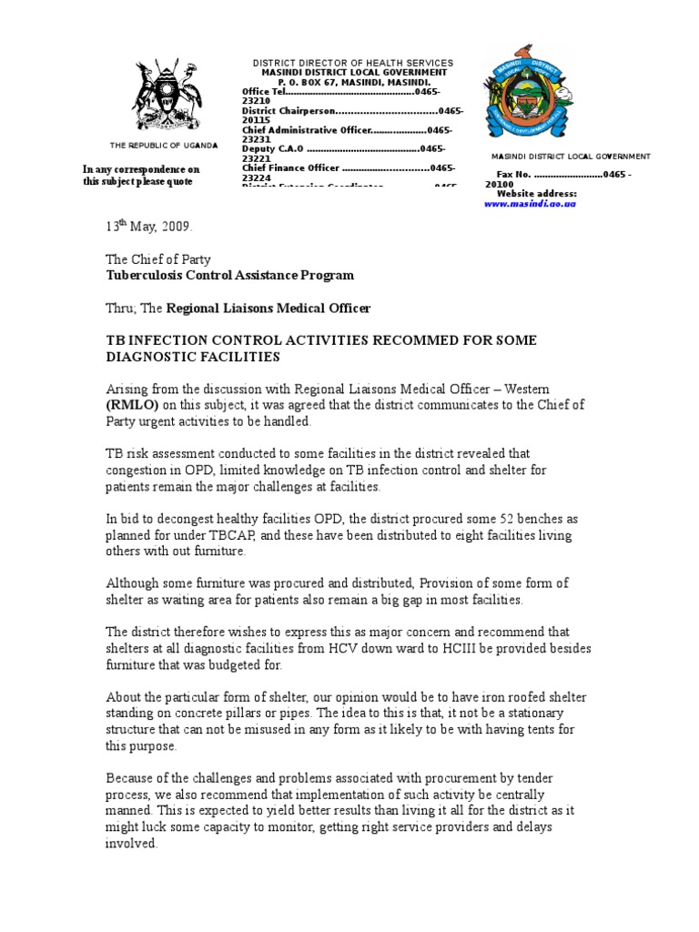 TB Infection Control | PDF | Tuberculosis | Health Care