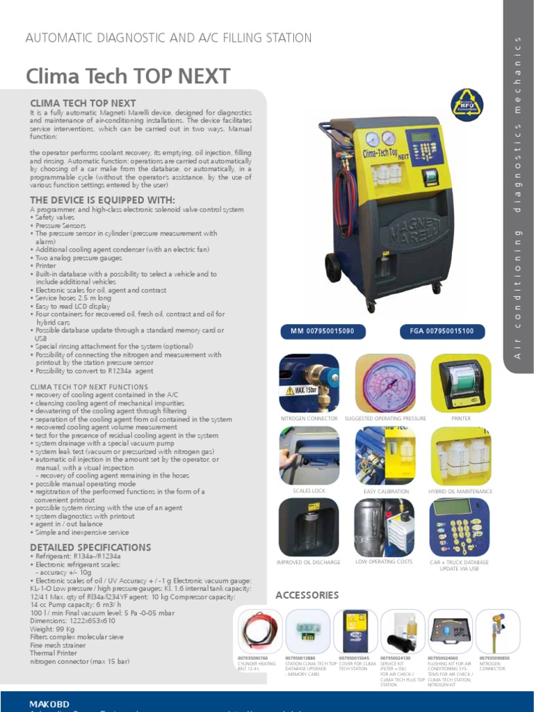 Clima Tech TOP NEXT Flayer EN | PDF | Air Conditioning | Pressure ...