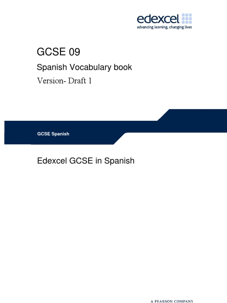Edexcel Igcse Spanish Vocab | PDF | Vocabulary | Transport