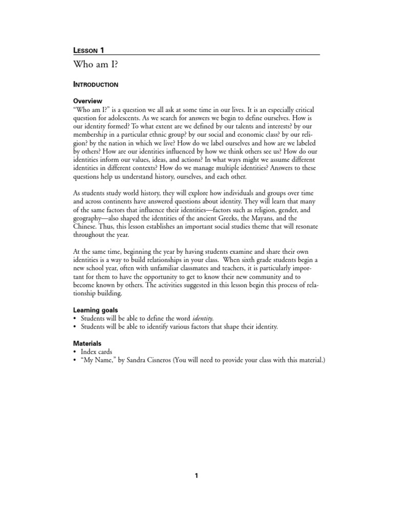 Exploring Identity in Adolescents | PDF | Identity (Social Science ...