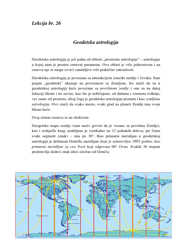 Geodetska Astrologija | PDF