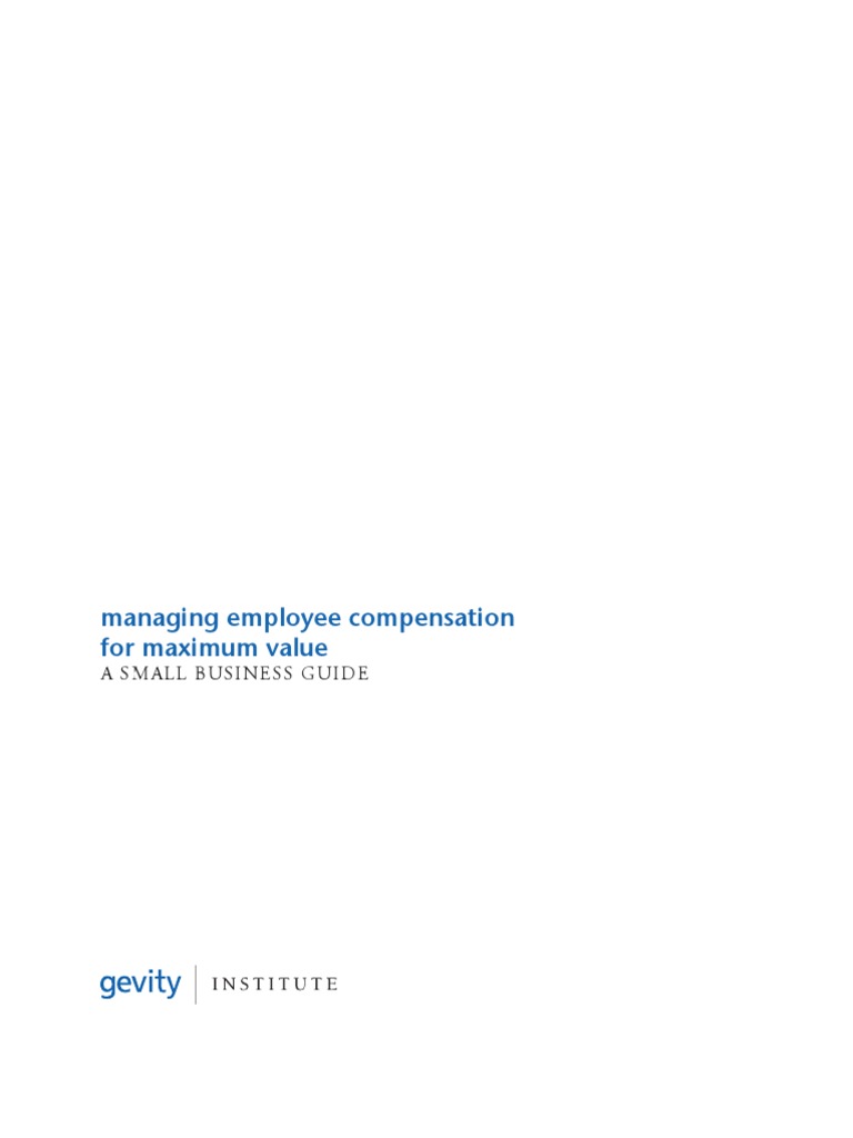 Employee Compensation | PDF | Compensation And Benefits | Employment