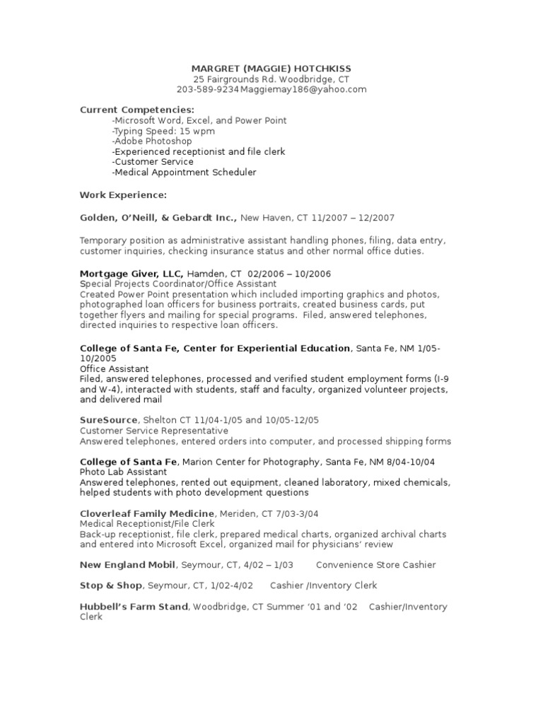 Maggie Resume | PDF
