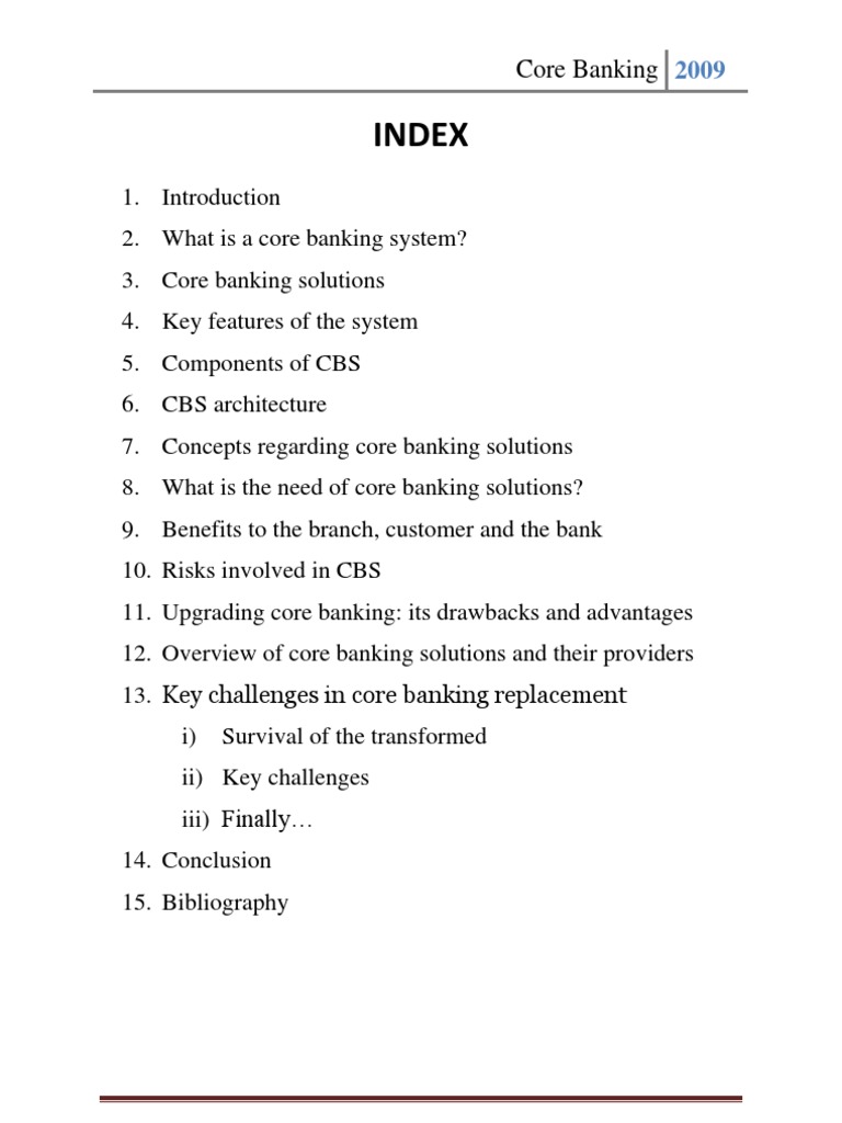 Core Banking Project | Download Free PDF | Banks | Automation