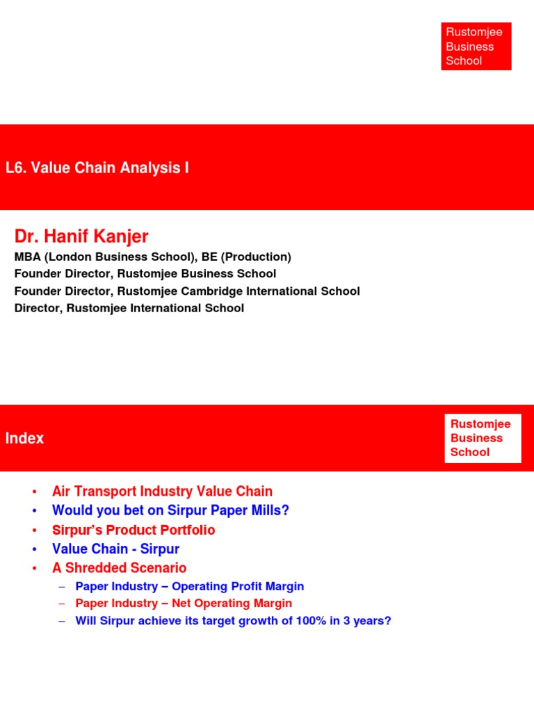 L5 Value Chain Analysis I | PDF | Newsprint | Industries