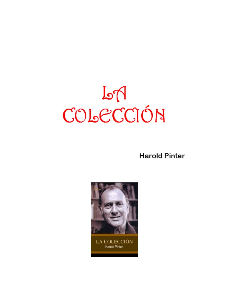 La Coleccion Harold Pinter PDF | PDF