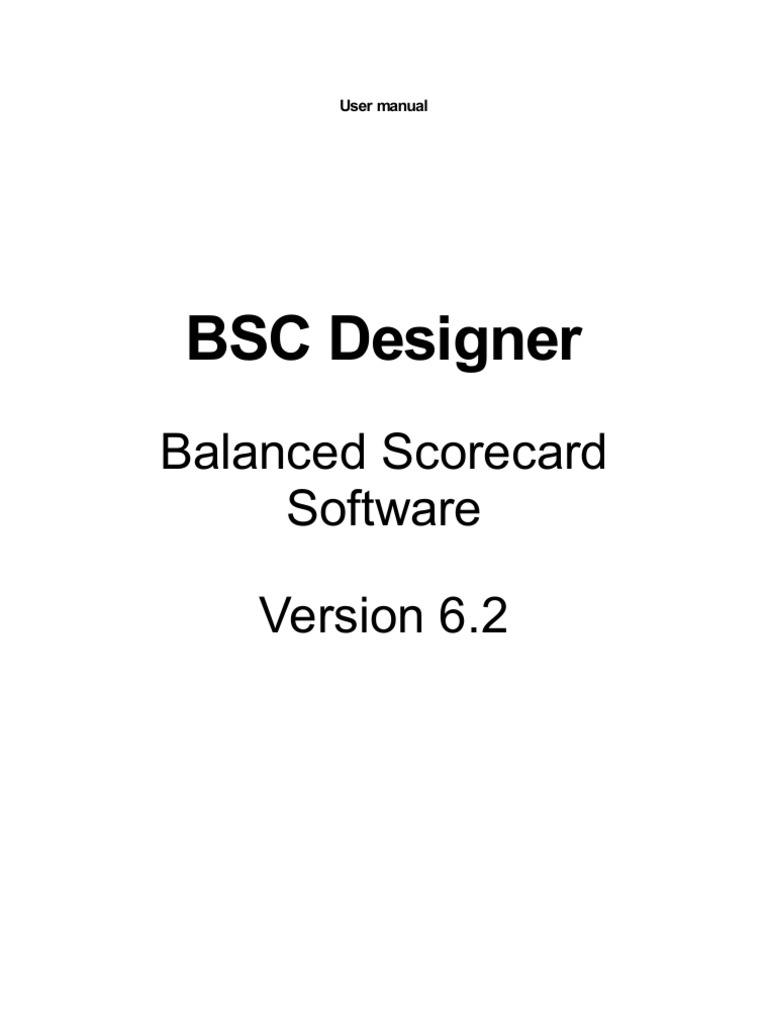 BSC Designer | PDF | Microsoft Access | Microsoft Excel