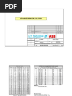 Cable Sizing 1 | Cable | Voltage