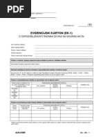 Obrazac RA 1 | PDF