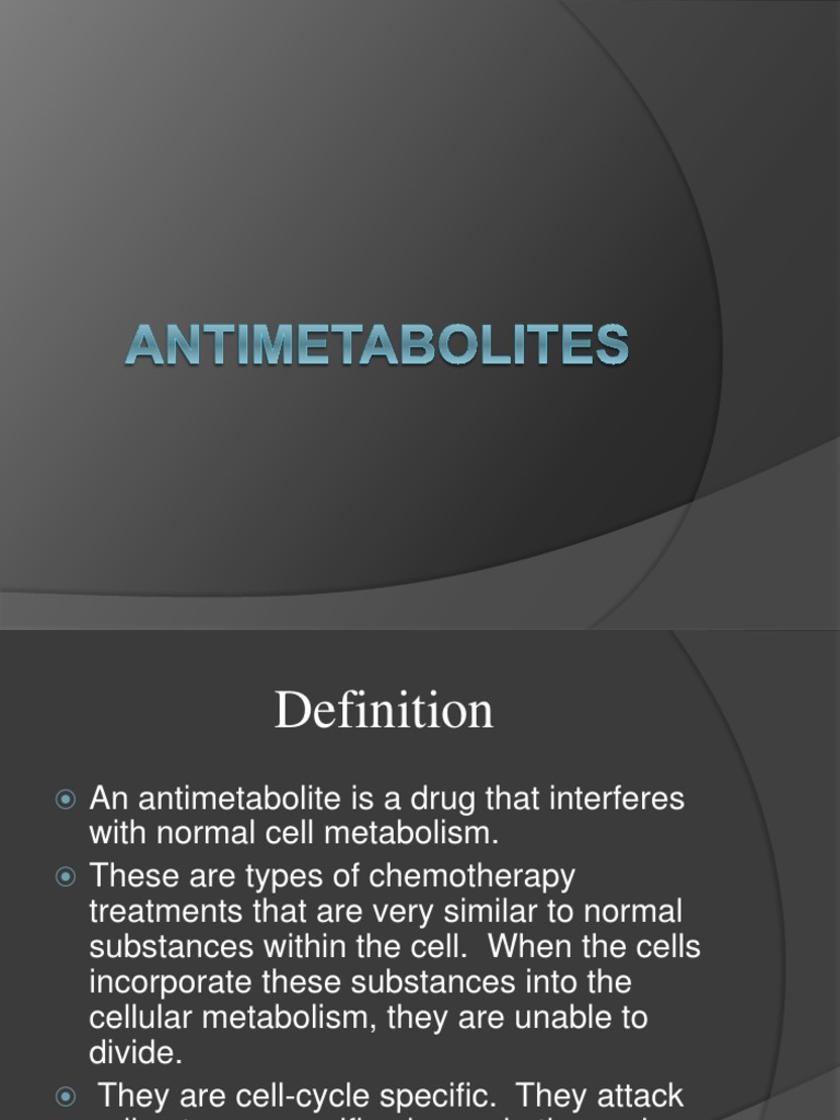 Antimetabolites | Chemotherapy | Cancer