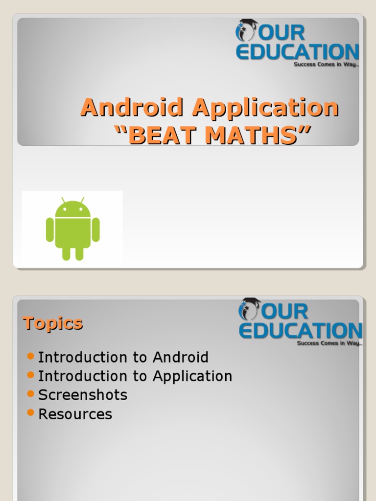 App PPT (Android Application) | PDF | Android (Operating System) | Application Software