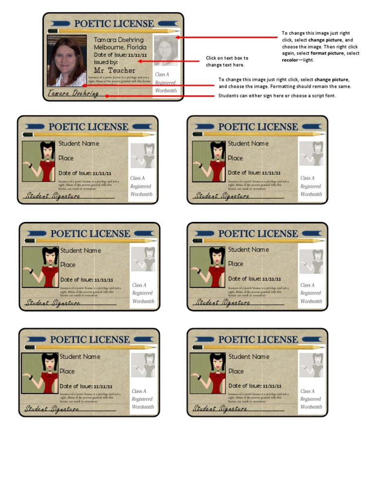 Poetic License | PDF