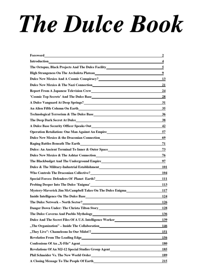 The Dulce Book | PDF