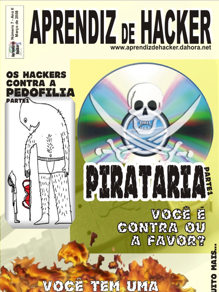 Revista Aprendiz de Hacker N°7 | PDF | Pedofilia | Rede de computadores