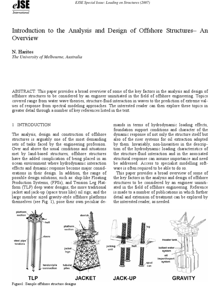 Overview of Offshore Structure Design | PDF | Waves | Motion (Physics)