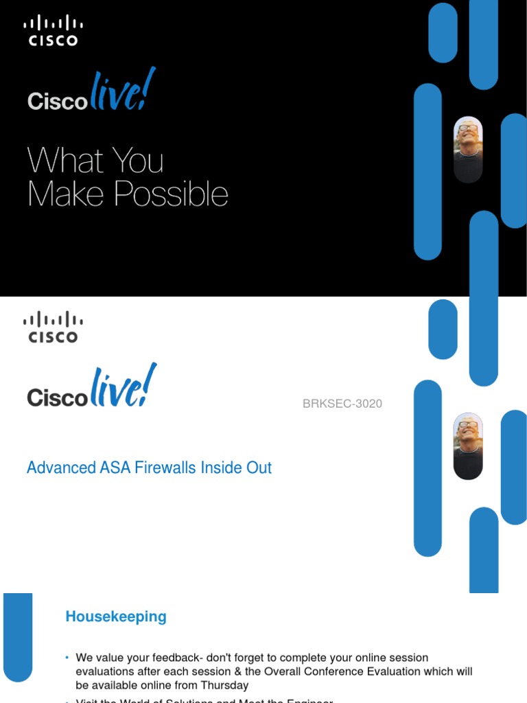 Advanced ASA Firewalls Inside Out - BRKSEC-3020 | PDF | Transmission Control Protocol | Network ...