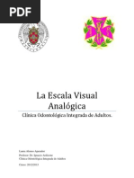 Escala EVA para Valoración del Dolor | PDF | Dolor | Medicina