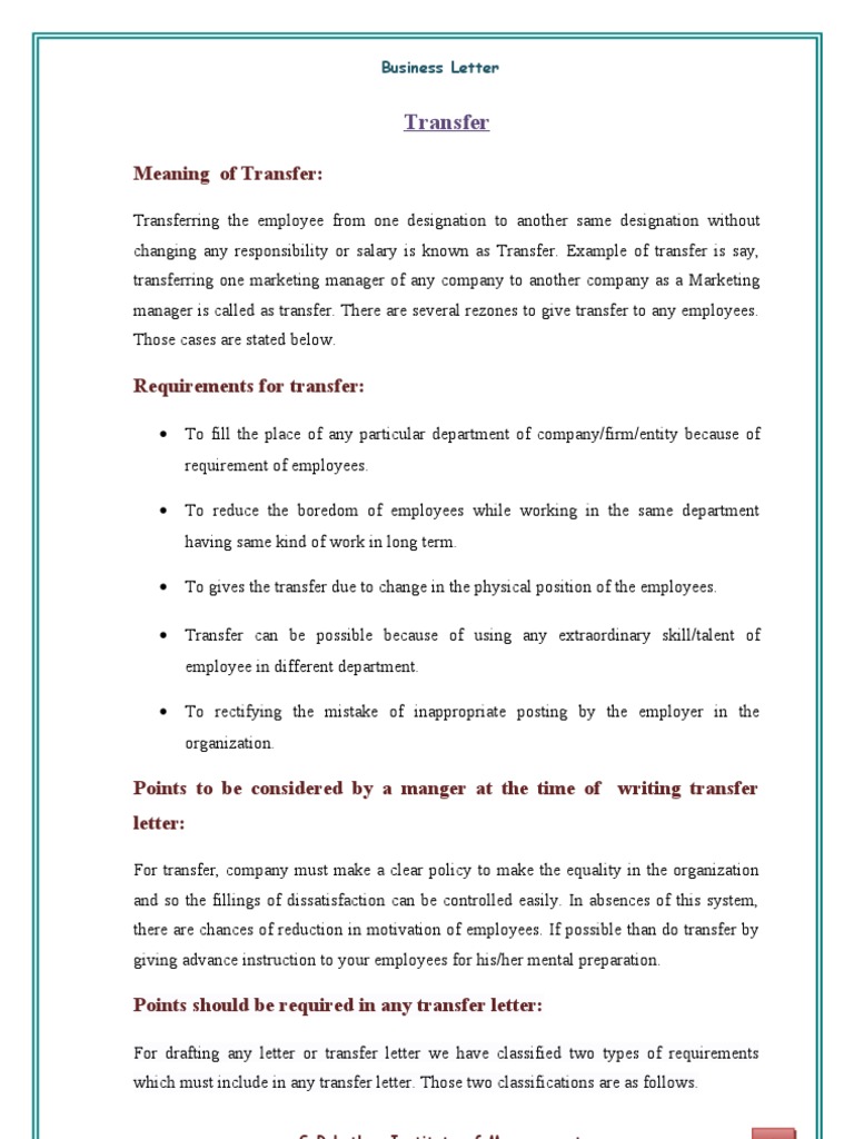 Transfer & Promotion Letters | PDF | Employment | Salary