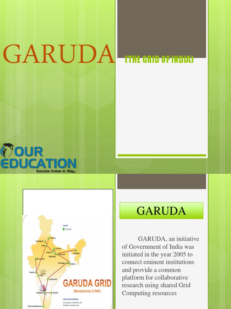 Garuda (The Grid of India) | PDF | Grid Computing | Computer Cluster
