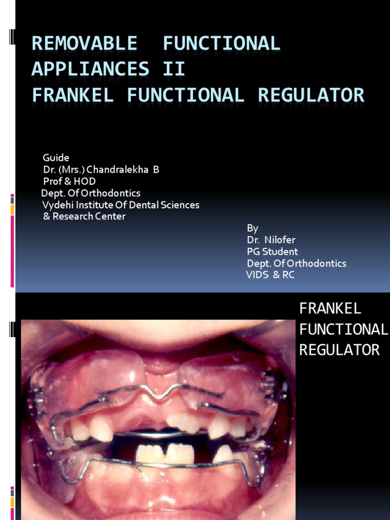Removable Functional Appliances II | PDF | Tooth | Orthodontics
