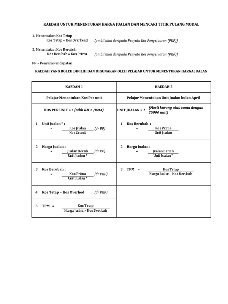 Folio Akaun Contoh Langkah 3 .... (Mizta) | PDF