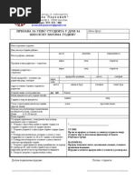 Obrazac 1 - Prijava - Odjava Prebivalista | PDF