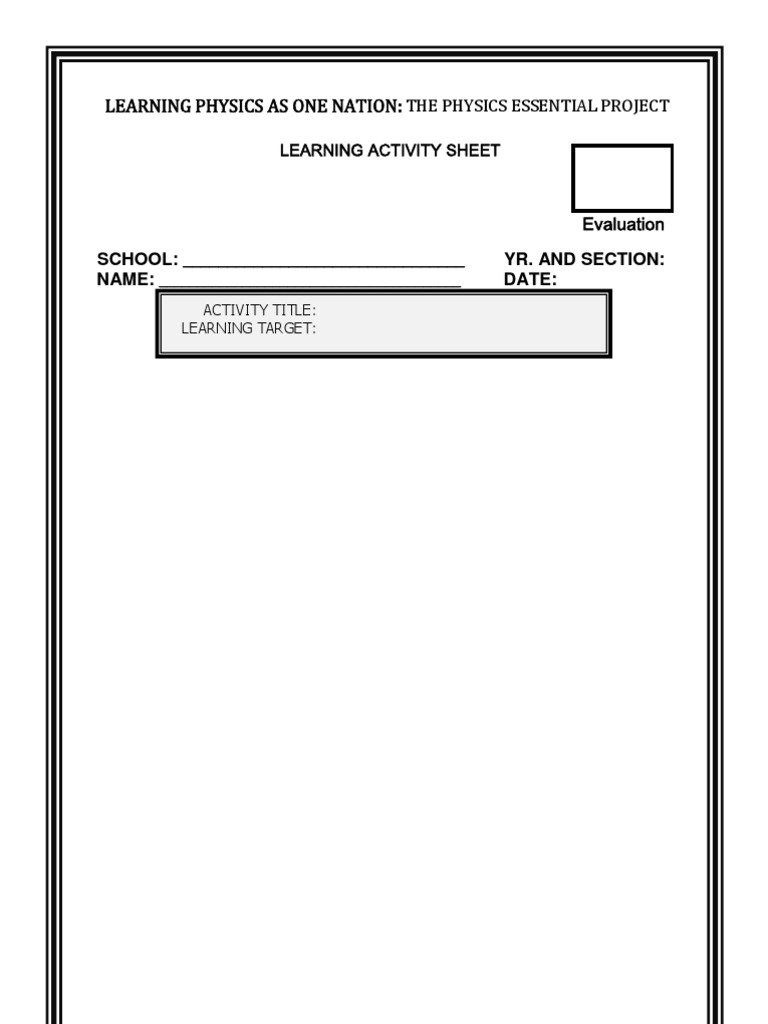 Physics Borders 1 | PDF