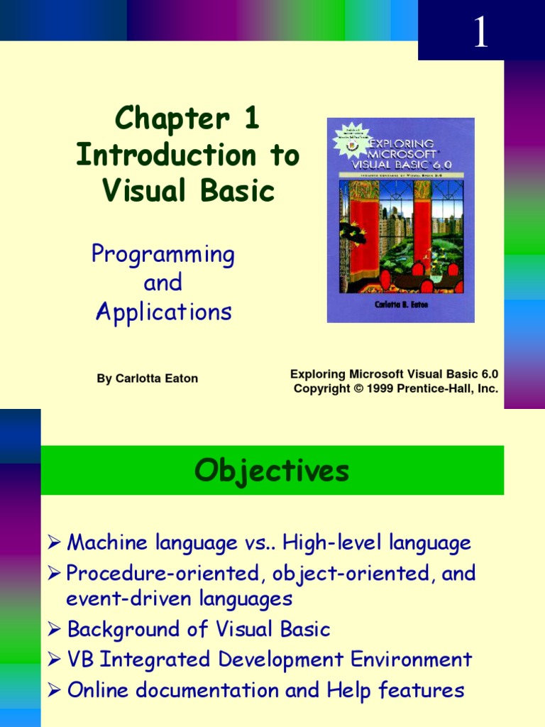 Introduction To Visual Basic: Programming and Applications | PDF ...