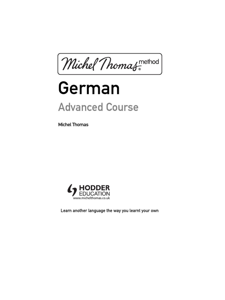 Advanced German | PDF | French Resistance | Learning