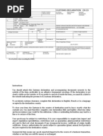 cn22 Form Blank | PDF | Customs | Mail