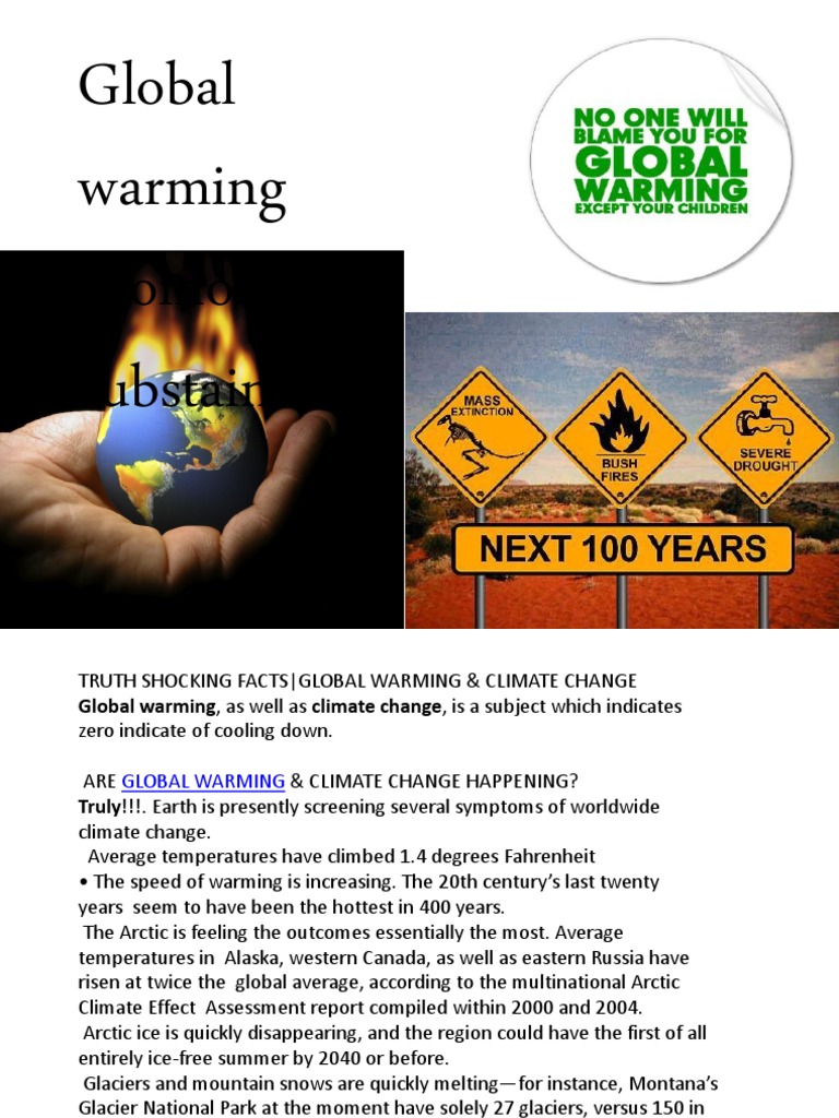 Global Warming | PDF