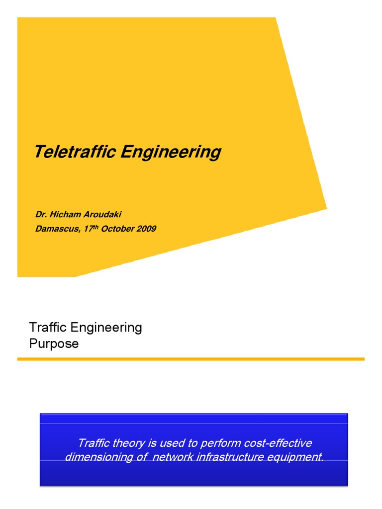 Poisson Distribution in Teletraffic Engineering | PDF | Poisson ...