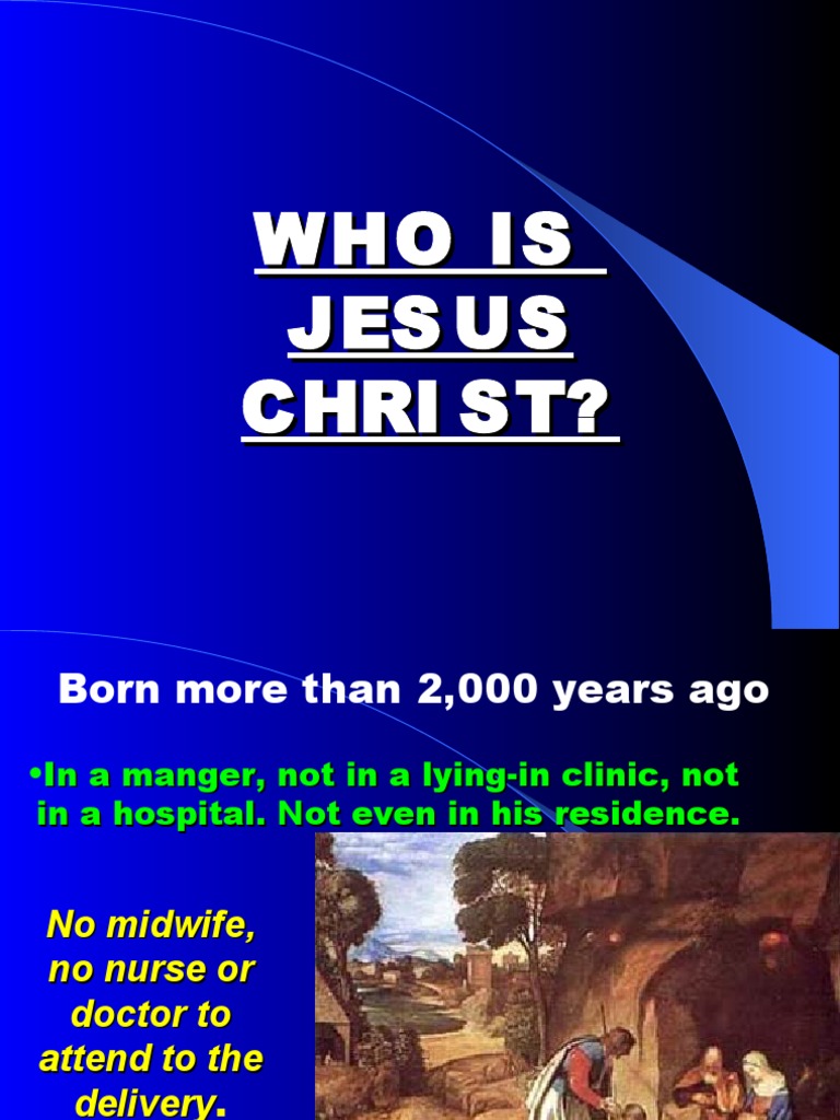 Who Is Jes Us Chri ST? | PDF | John The Baptist | Christianity