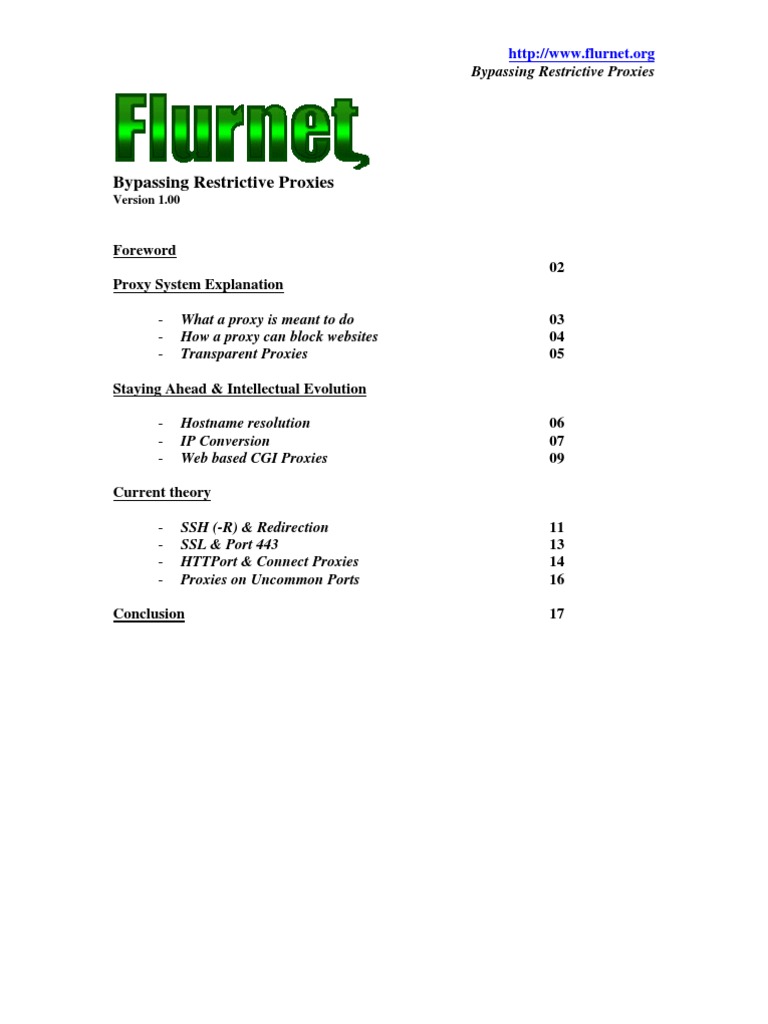 Proxy Bypass | Download Free PDF | Proxy Server | Web Server