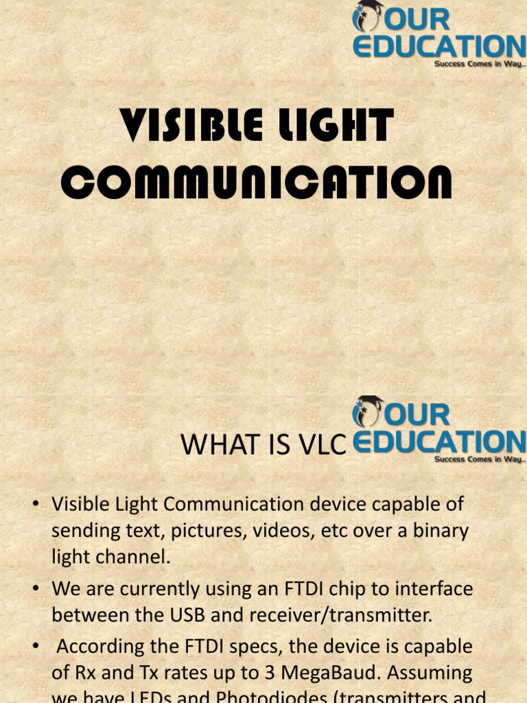 Visible Light Communication | PDF | Wireless | Electromagnetic Interference
