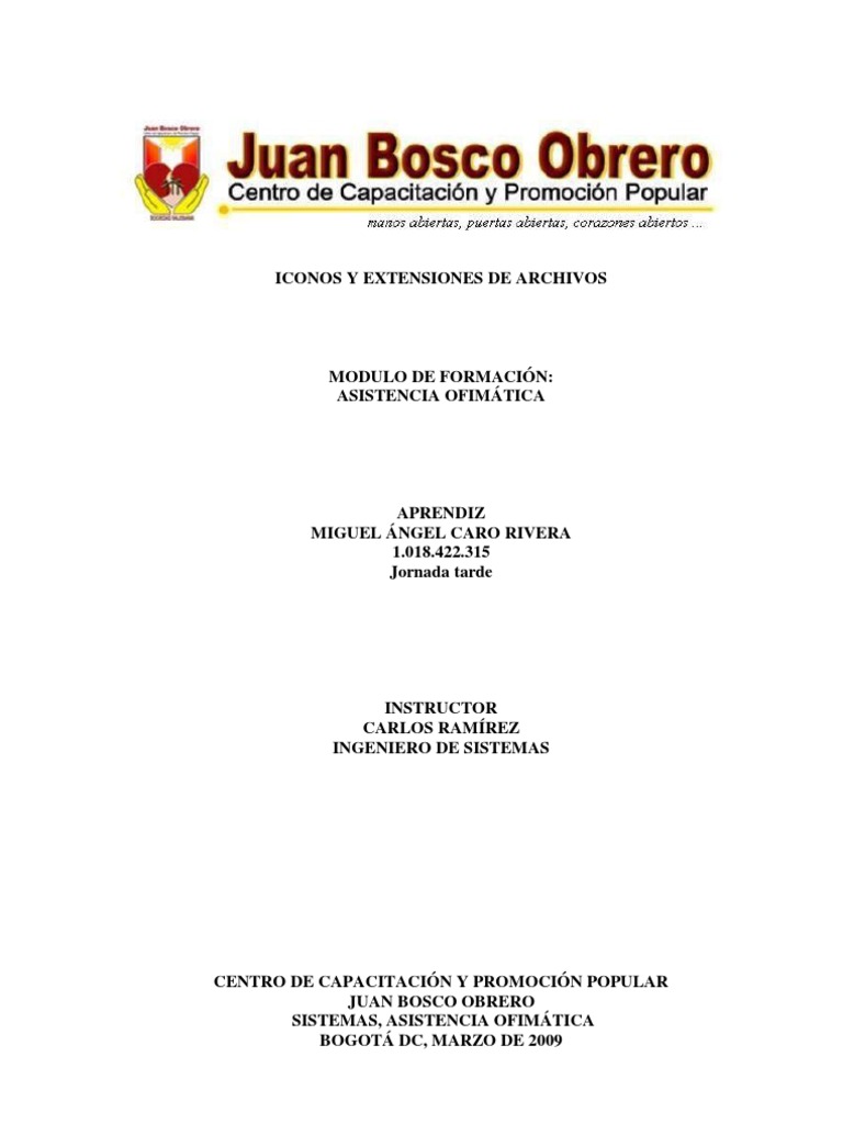 Guía de Iconos y Extensiones de Archivos | PDF | Archivo de computadora ...