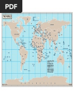 1945 World Political Map Overview | PDF | Island | British Empire